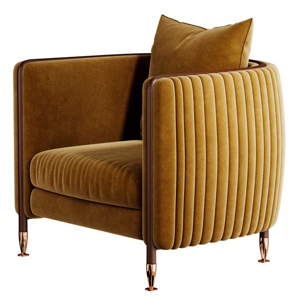 3D Barlow armchair model - TurboSquid 1988766