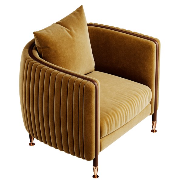 3D Barlow armchair model - TurboSquid 1988766