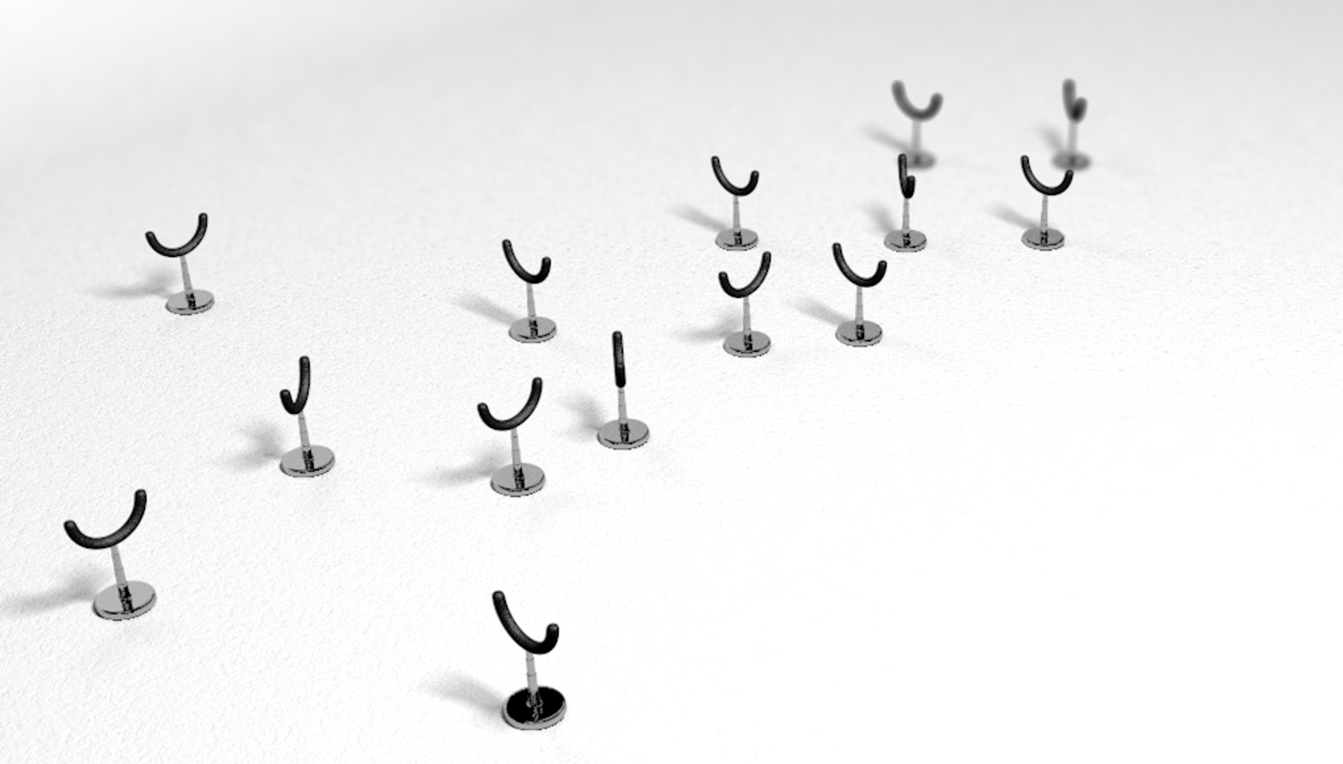 3D Def Letters Glass Tube Model - TurboSquid 1547137