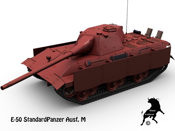 3d standardpanzer e-50 model