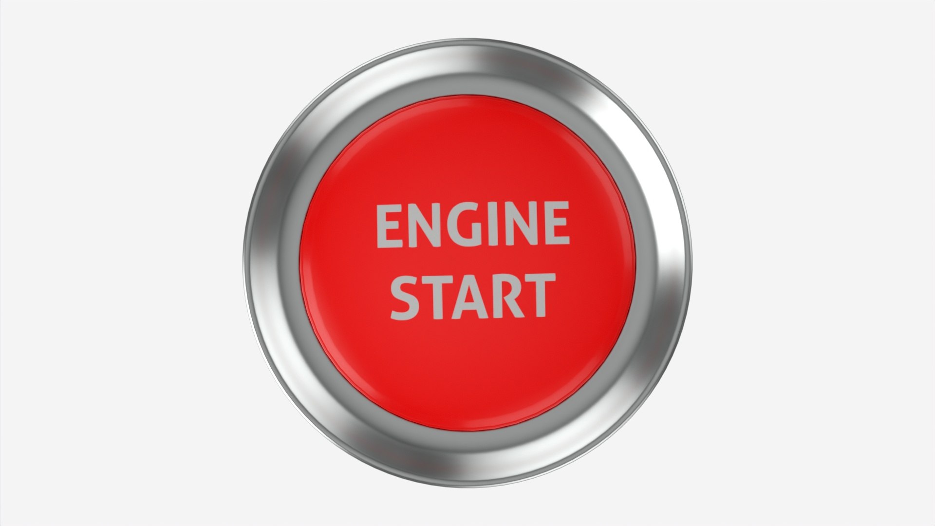 Engine Start Button Model - TurboSquid 1934200