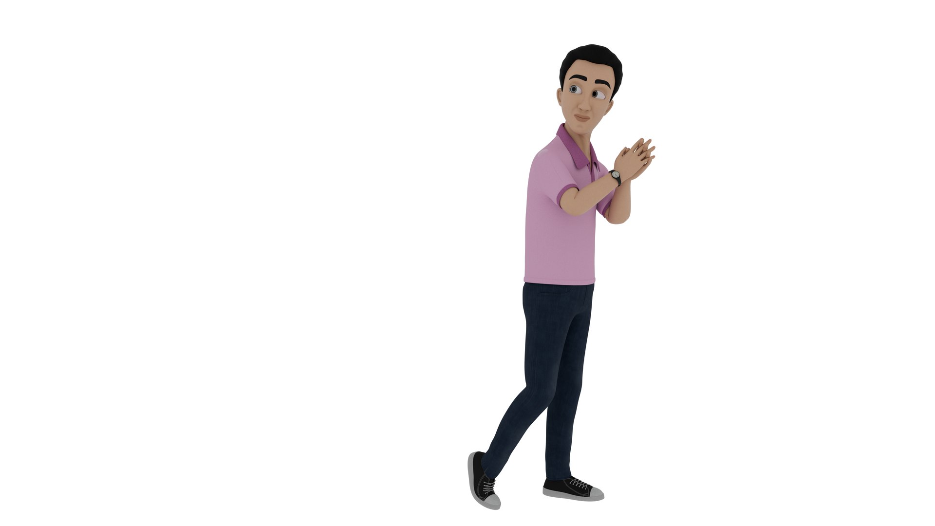 3D Cartoon-Common Man-Character BLENDER RIGGED 3D Model - TurboSquid ...