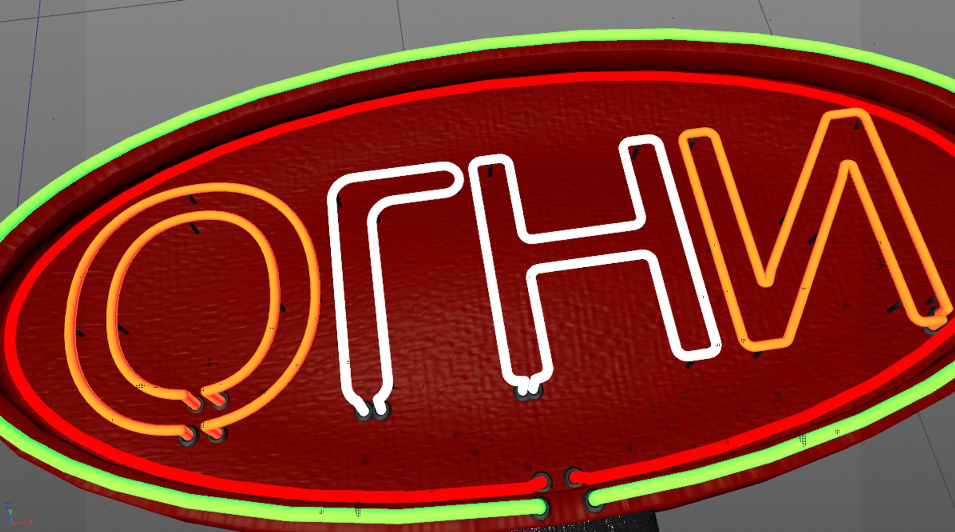 Neon Sign 3D Model - TurboSquid 1379189