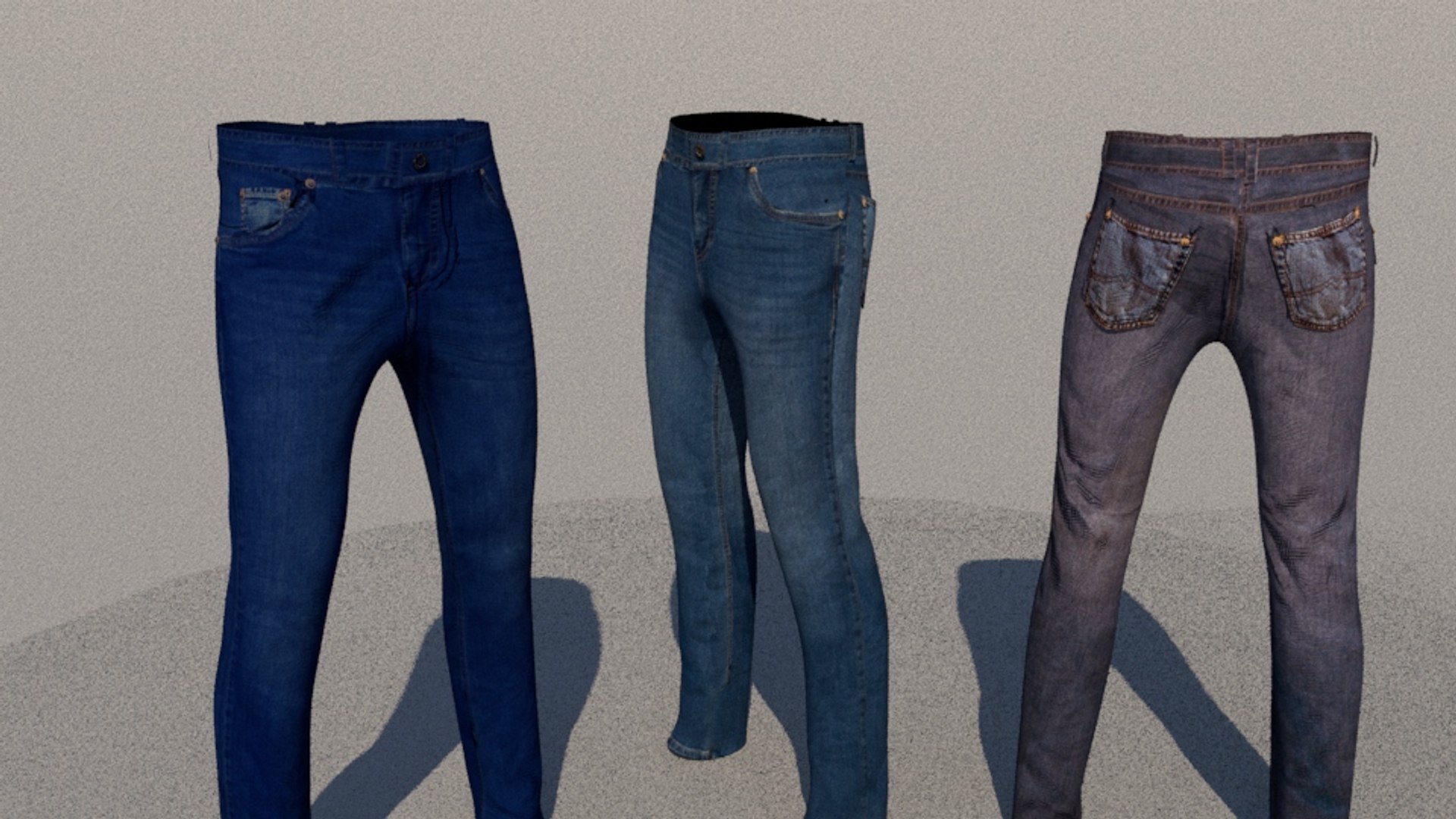 3D Model Man Jeans - TurboSquid 1380096
