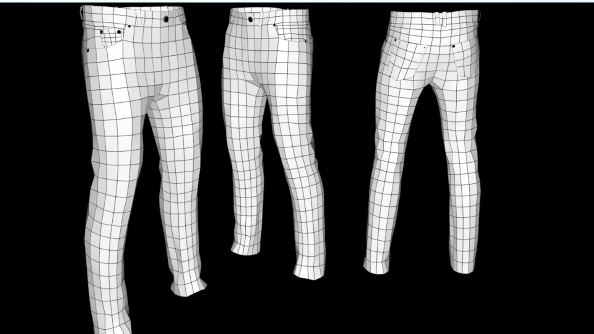 3D Model Man Jeans - TurboSquid 1380096