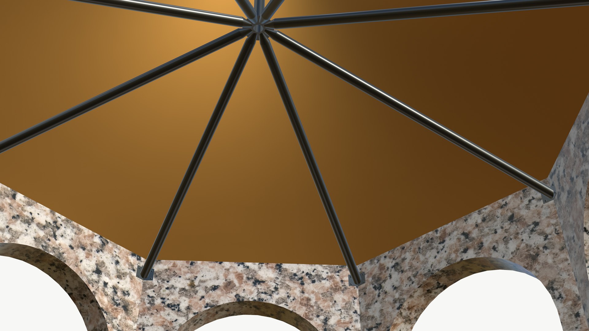 3D Tensile Structure Arch Conic Model - TurboSquid 2141070