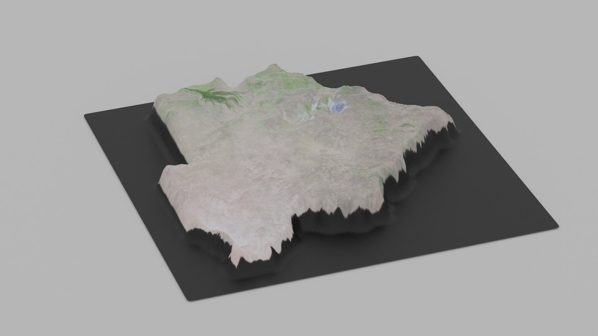 3D Botswana Map Country - TurboSquid 2075300