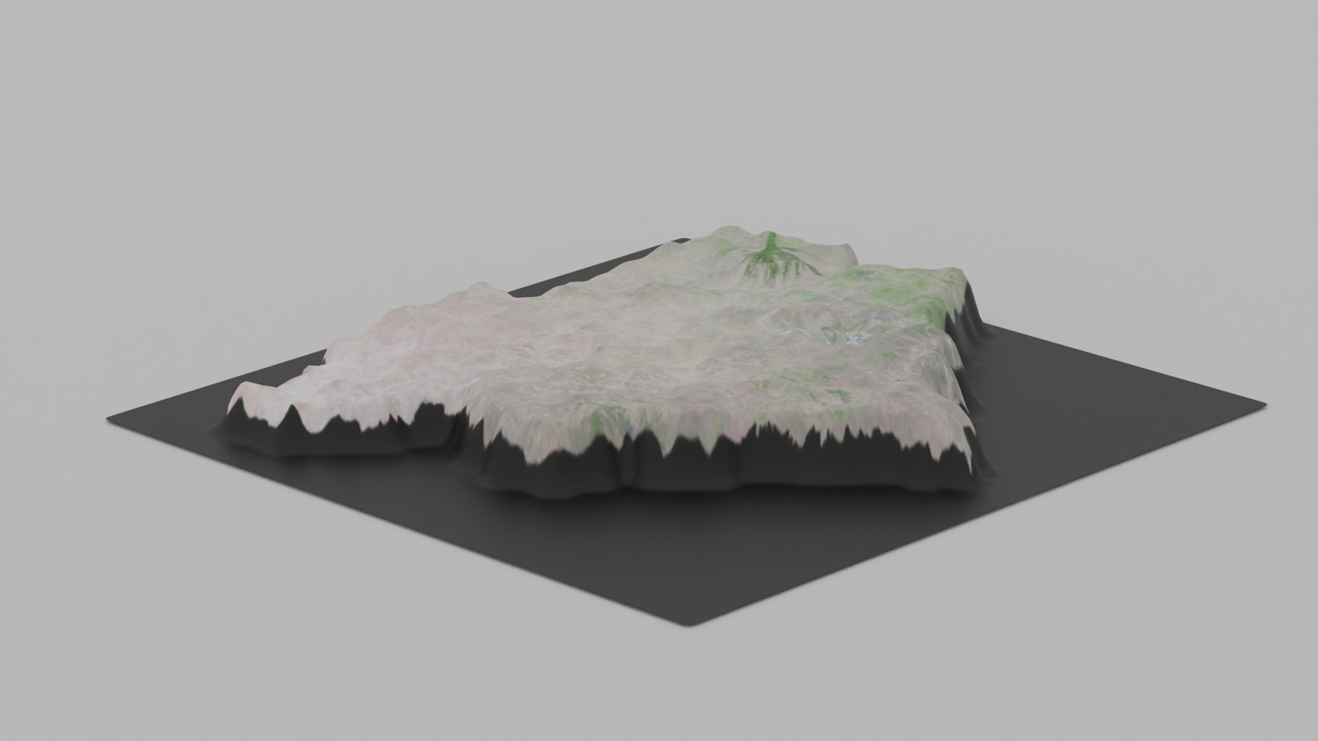 3D Botswana Map Country - TurboSquid 2075300