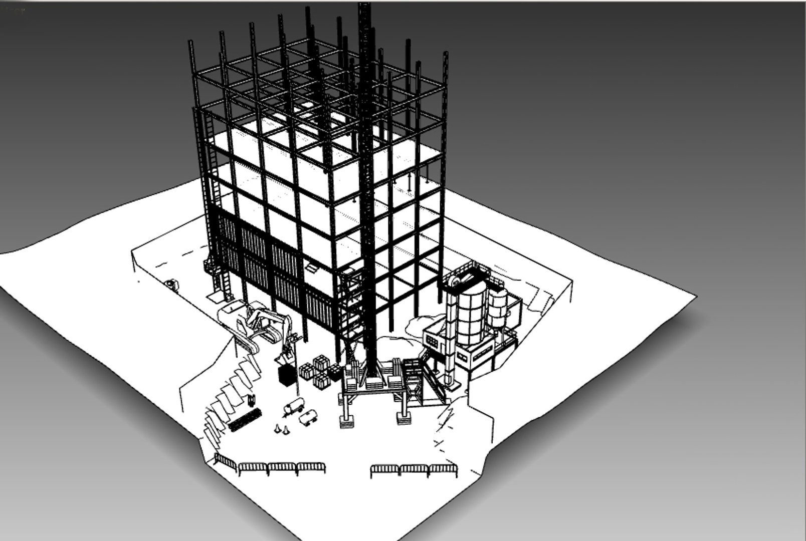 3d construction model