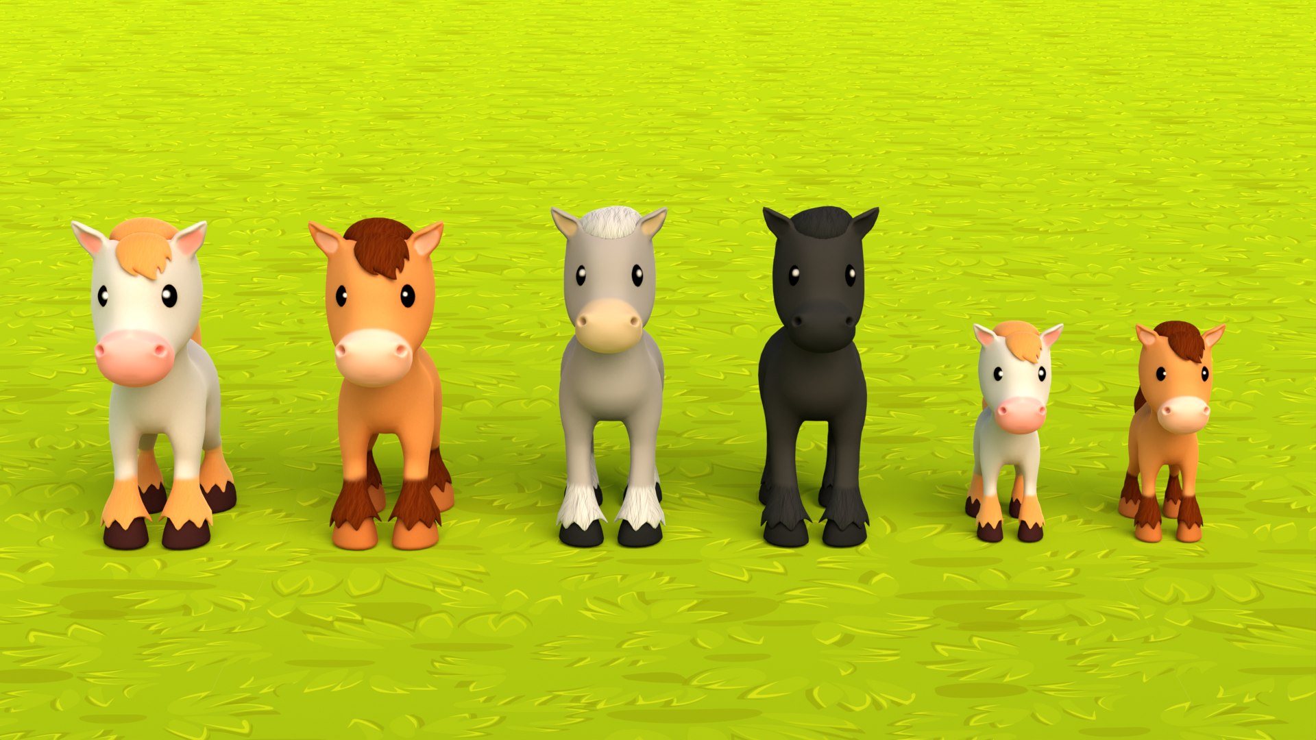 3D Model Farm Animals Pack - TurboSquid 2131070