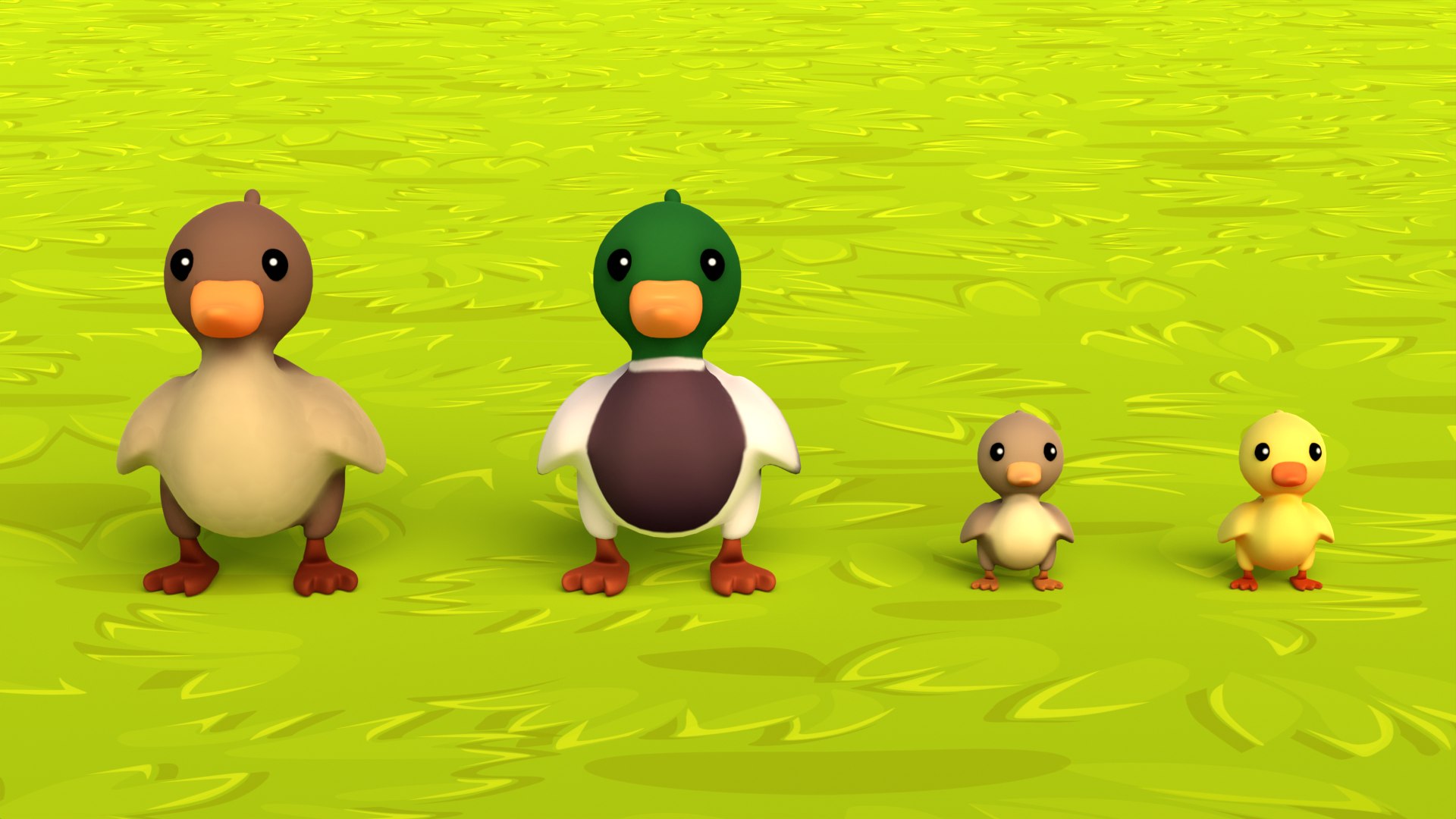 3D Model Farm Animals Pack - TurboSquid 2131070