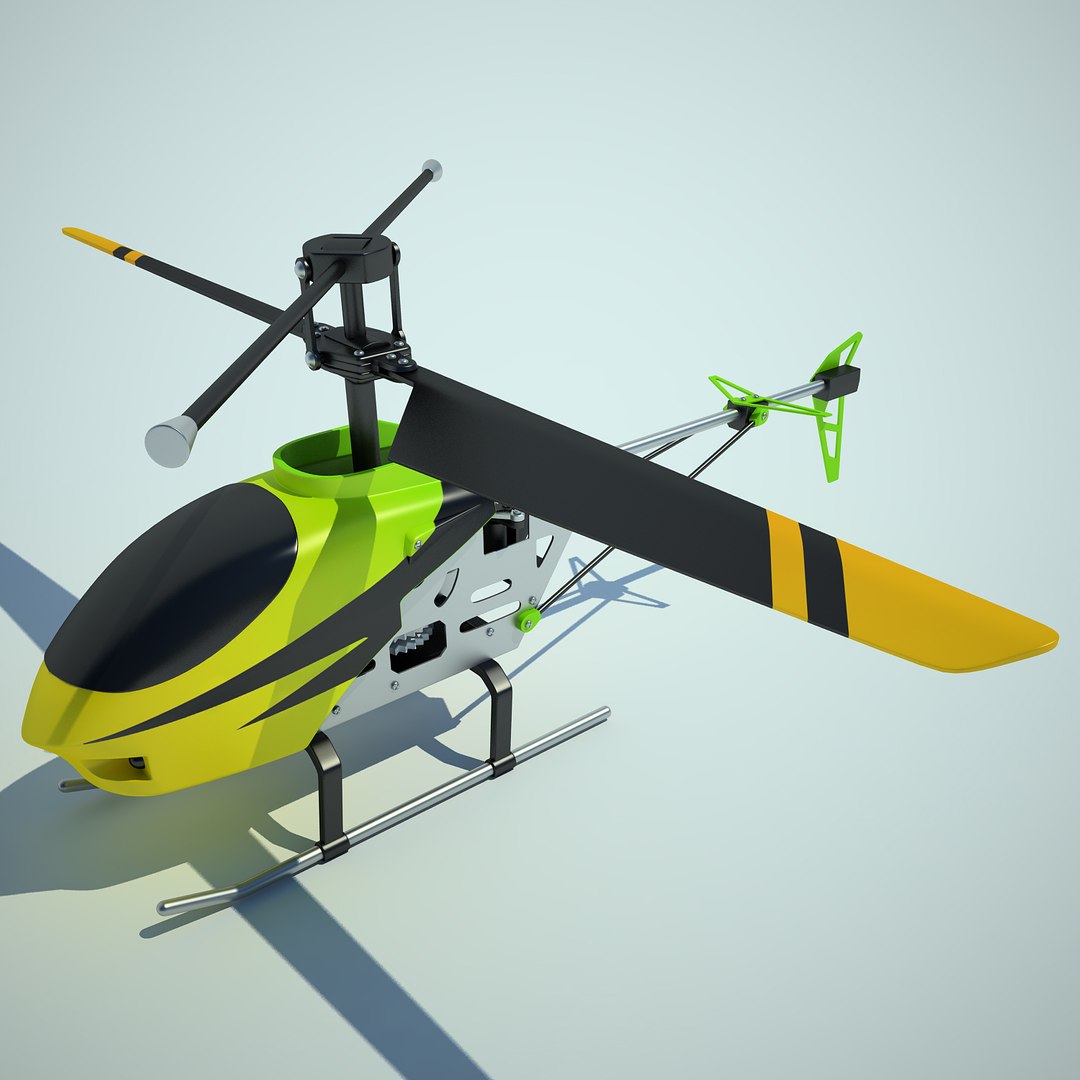 Mini Helicopter 3d Max