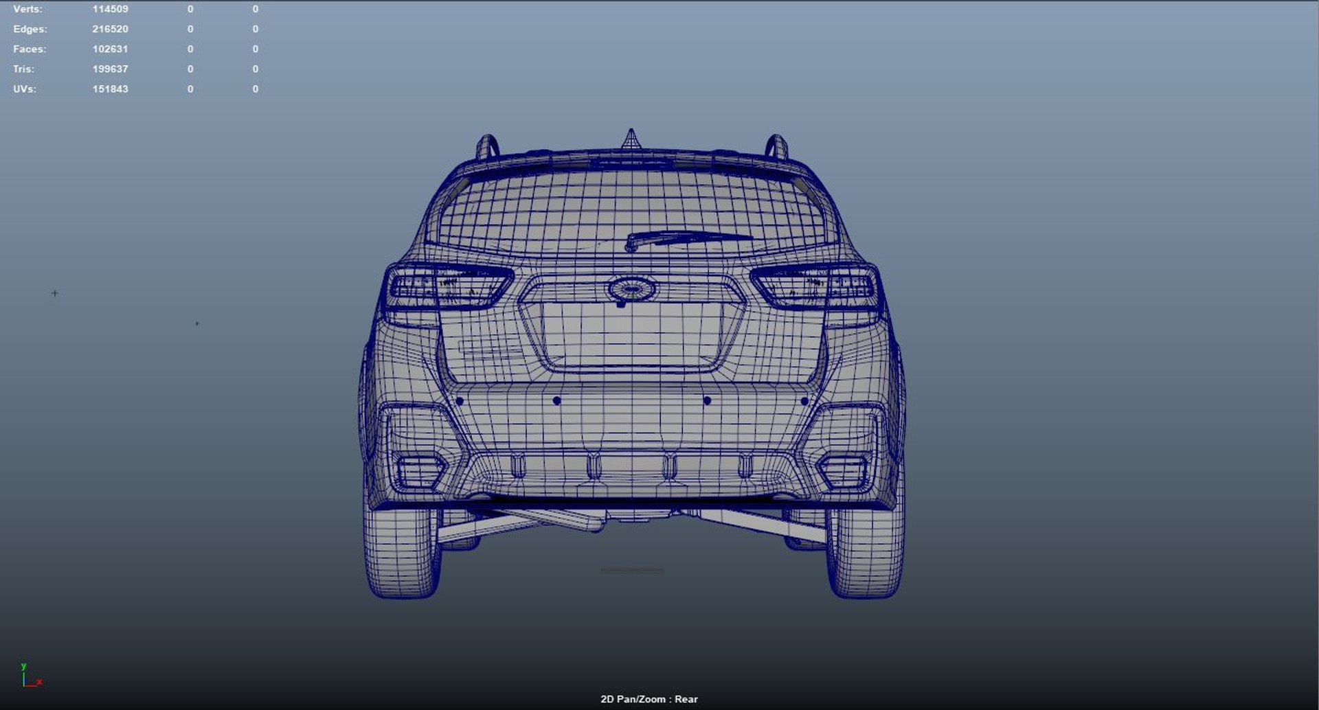 Subaru Crosstrek Cuv 3D Model - TurboSquid 1423673
