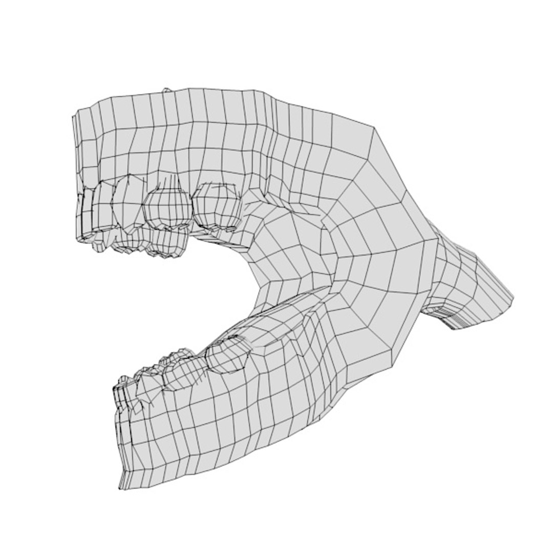 3dsmax Child Teeth Gums