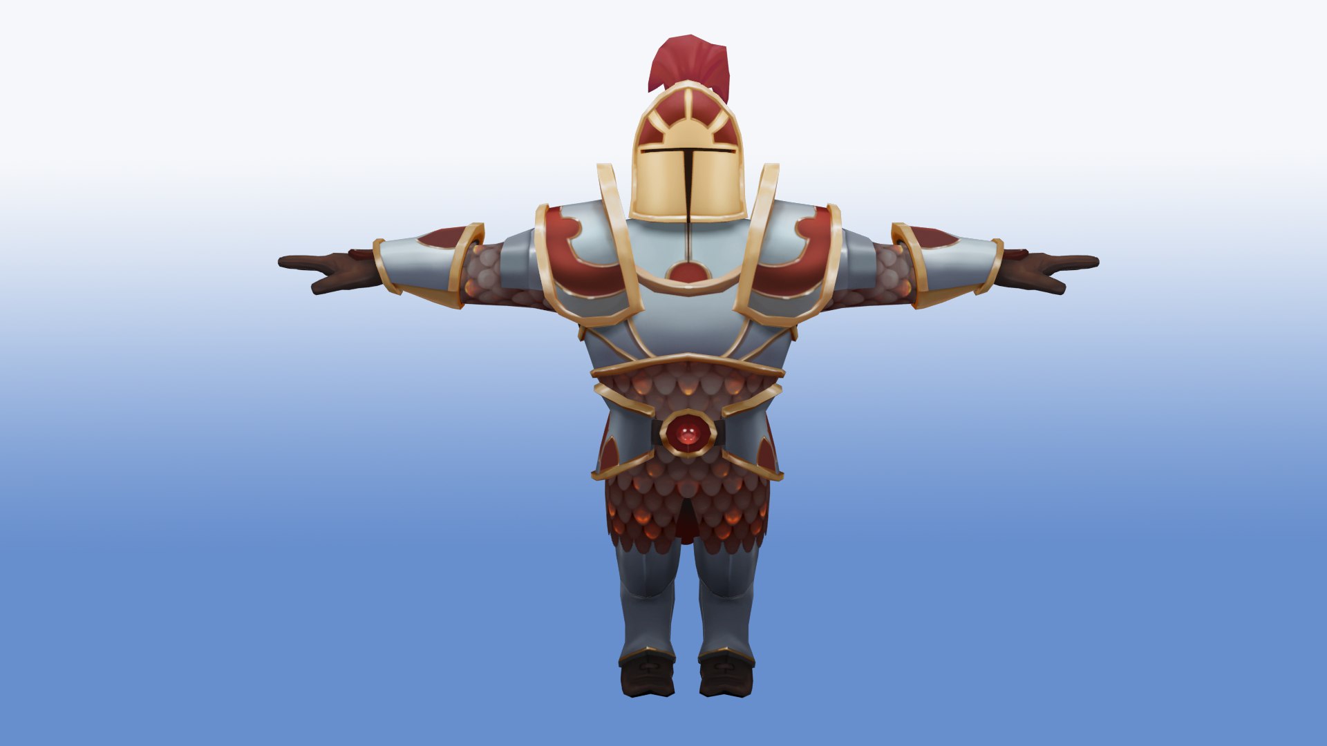 3D Stylized Game Knight - TurboSquid 1971924