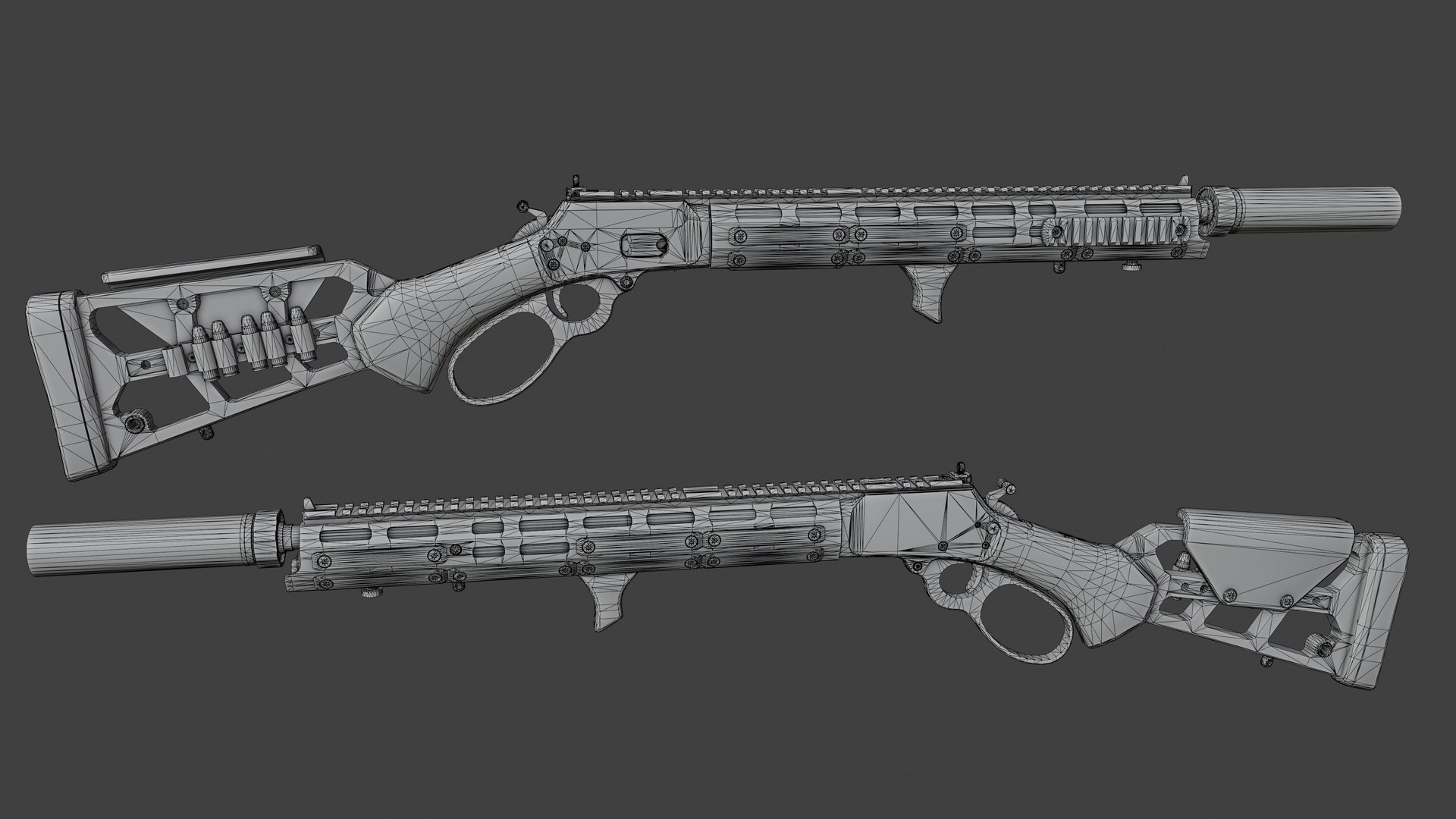 3D Marlin 1894 Dark Tracker - TurboSquid 2094964