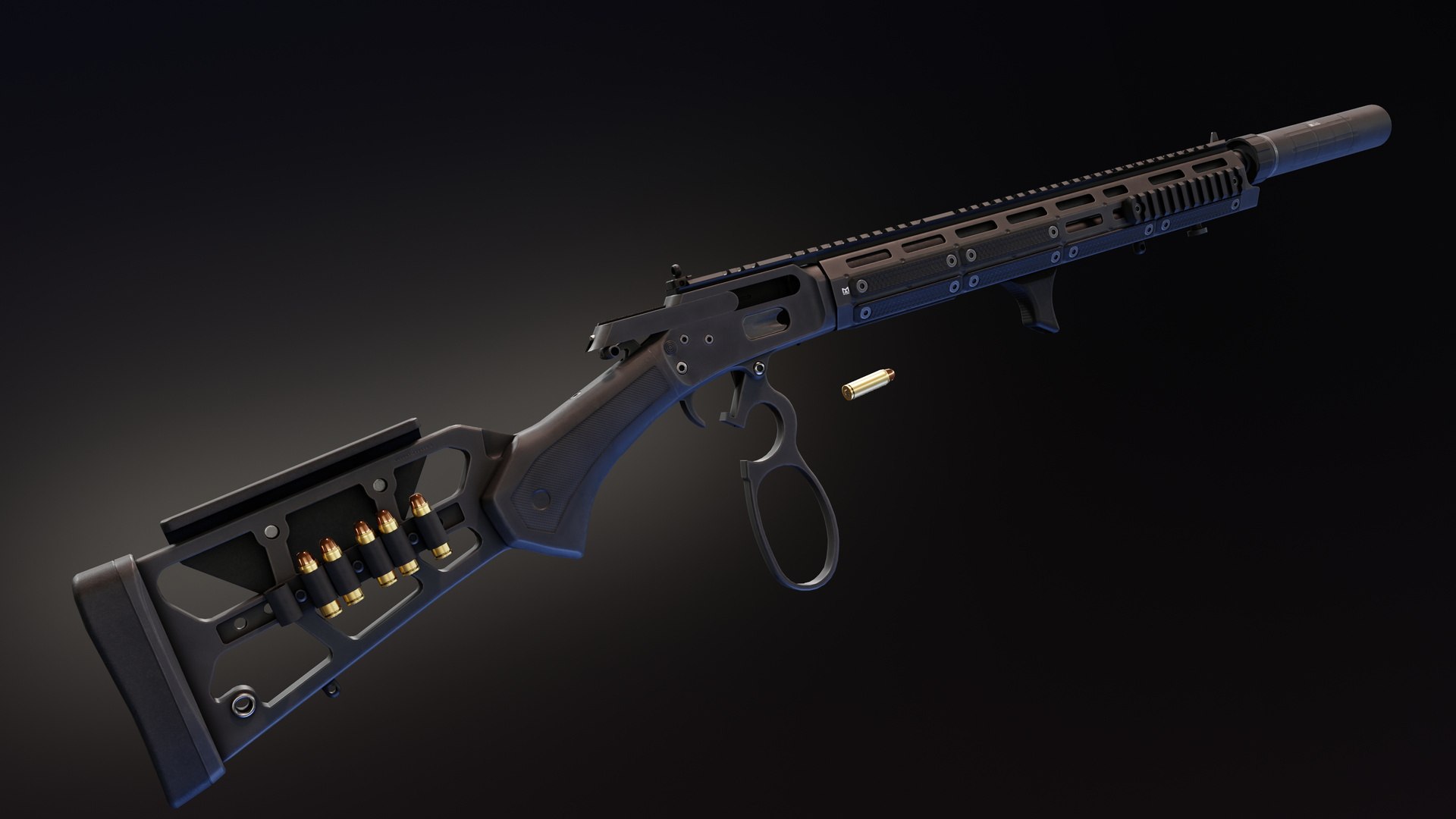 3D Marlin 1894 Dark Tracker - TurboSquid 2094964