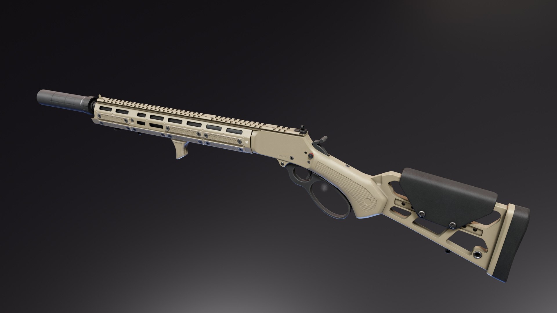3D Marlin 1894 Dark Tracker - TurboSquid 2094964