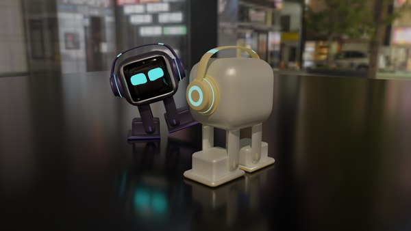 Emo ai desktop robot 3D - TurboSquid 1651434