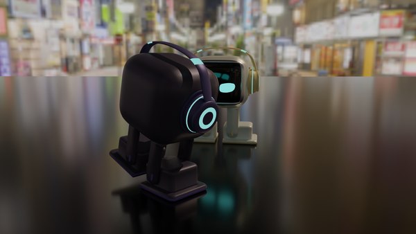 Emo ai desktop robot 3D - TurboSquid 1651434