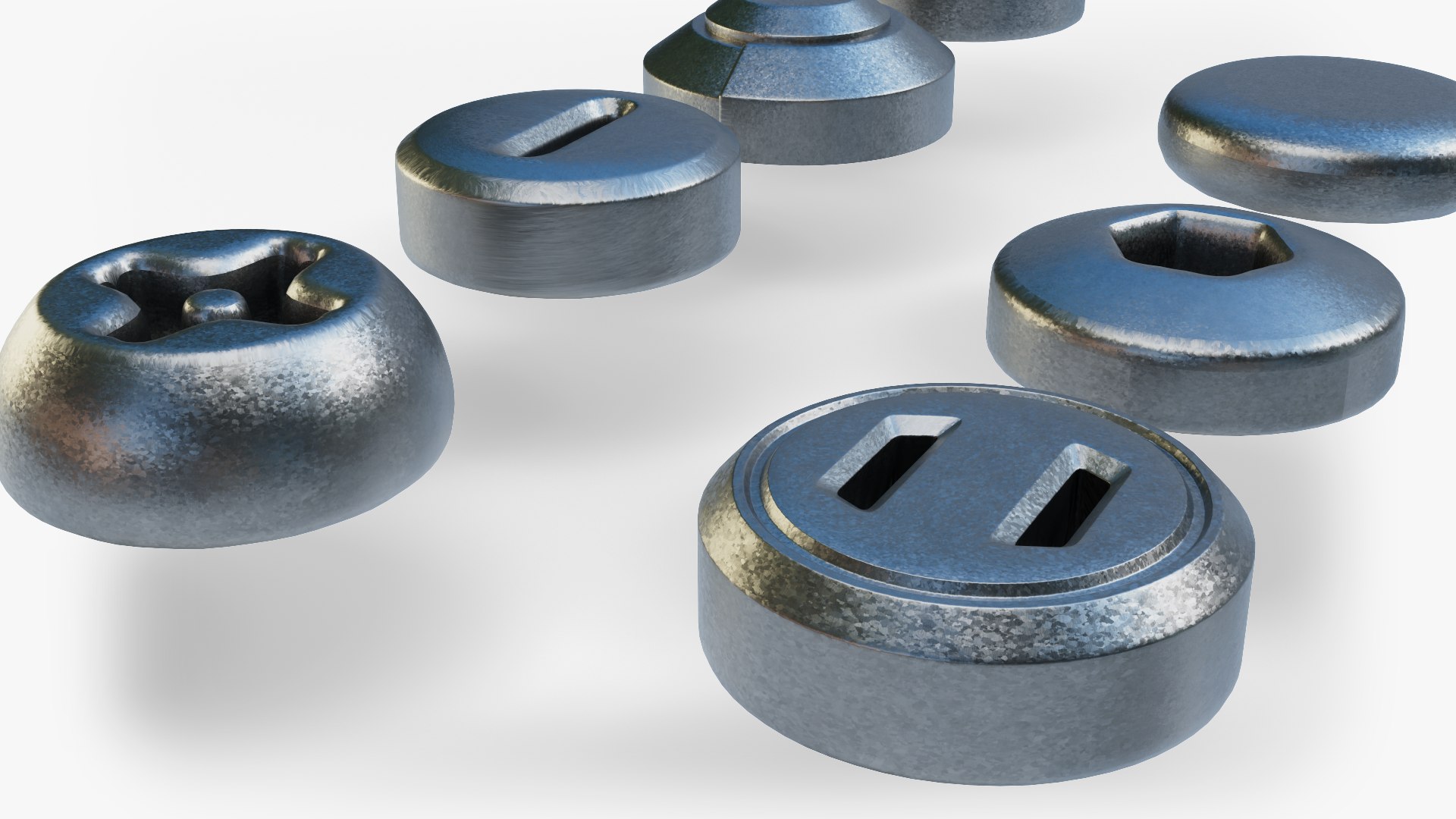 3D Model Simple Screws - TurboSquid 2265132