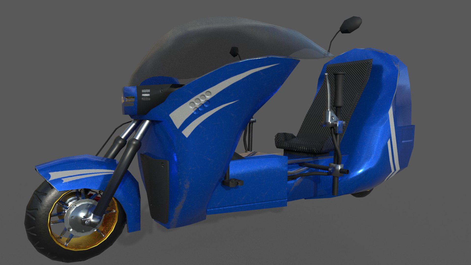3D Uni Electrom Bike Animations Model - TurboSquid 1931948