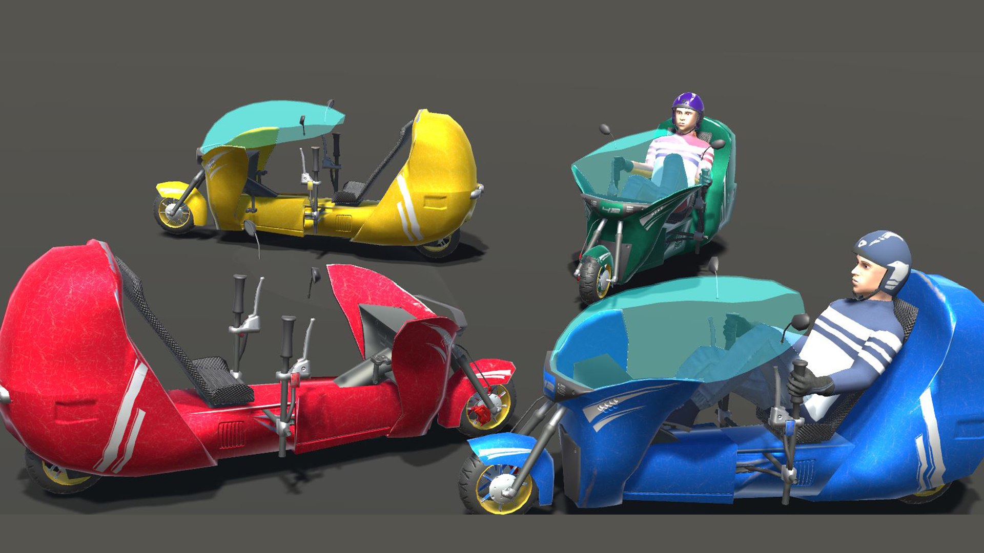 3D Uni Electrom Bike Animations Model - TurboSquid 1931948