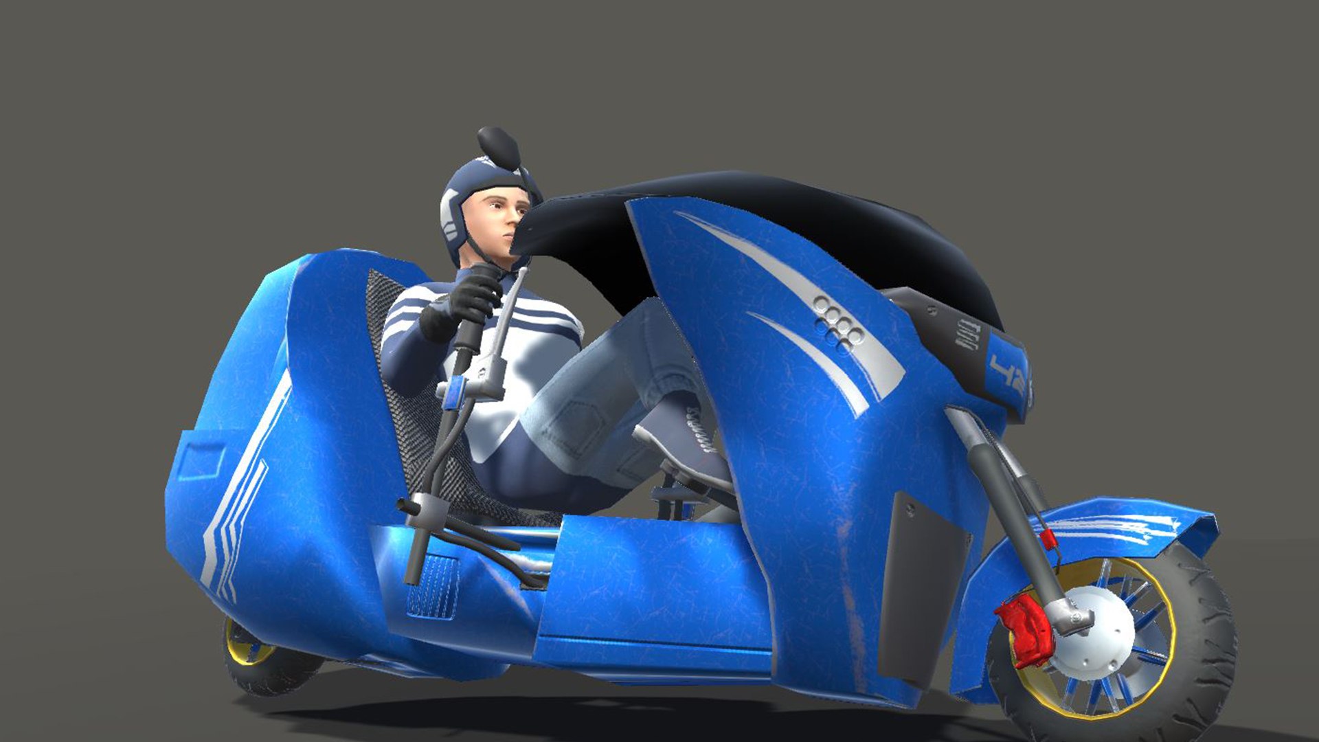 3D Uni Electrom Bike Animations Model - TurboSquid 1931948