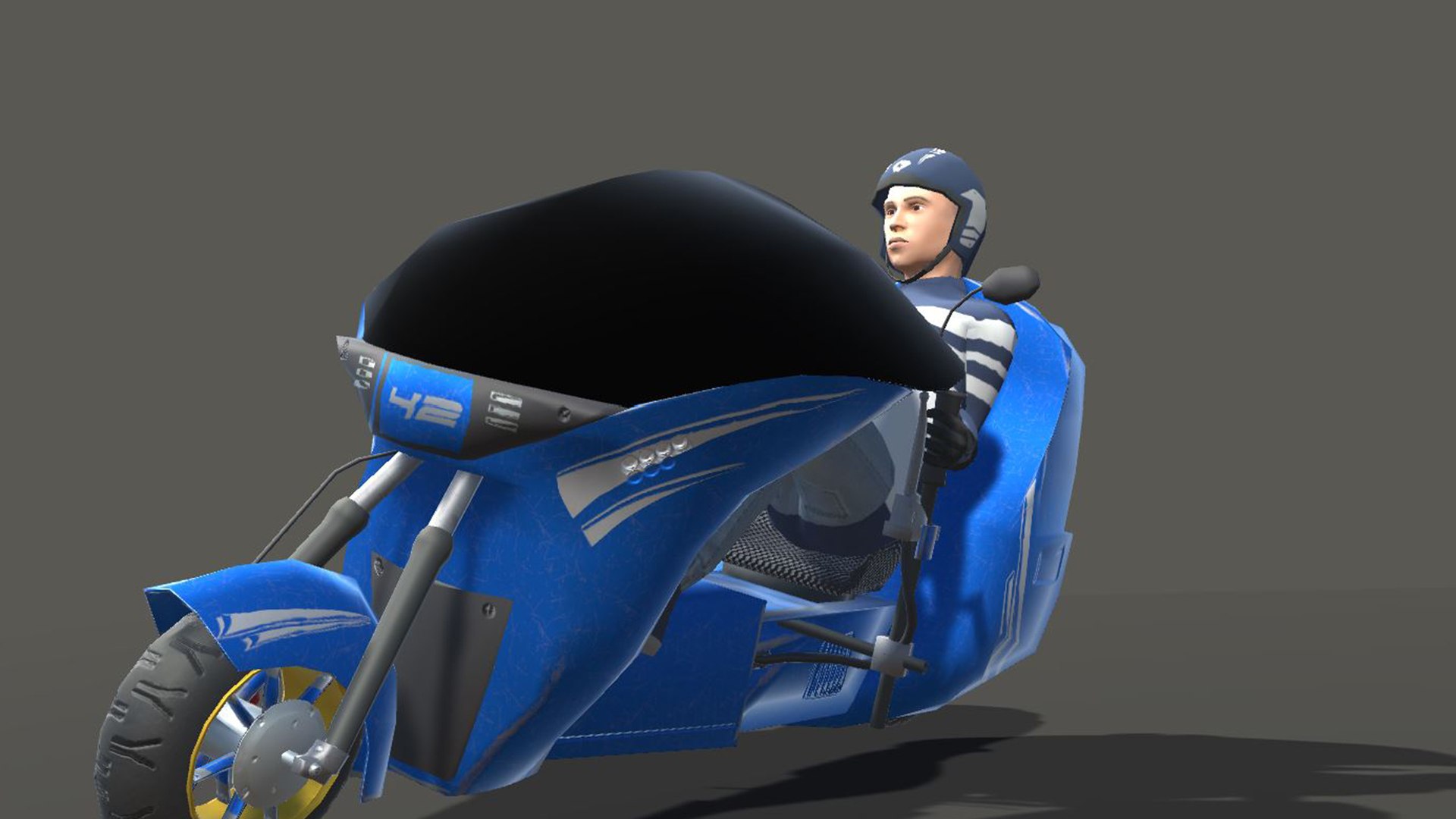 3D Uni Electrom Bike Animations Model - TurboSquid 1931948