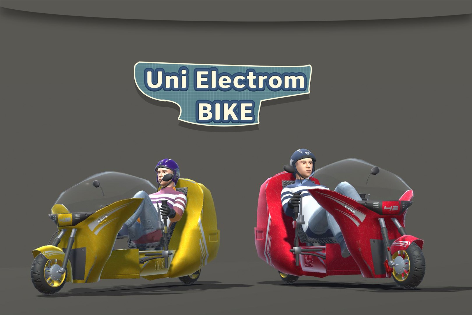 3D Uni Electrom Bike Animations Model - TurboSquid 1931948