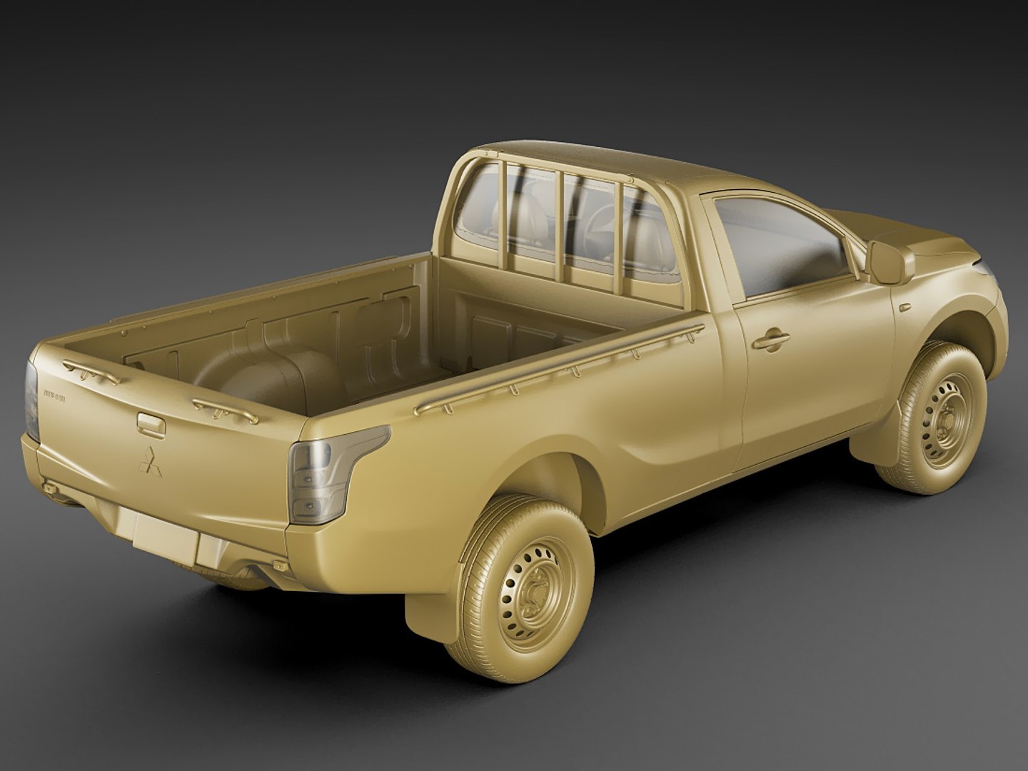 3d model mitsubishi l200 l