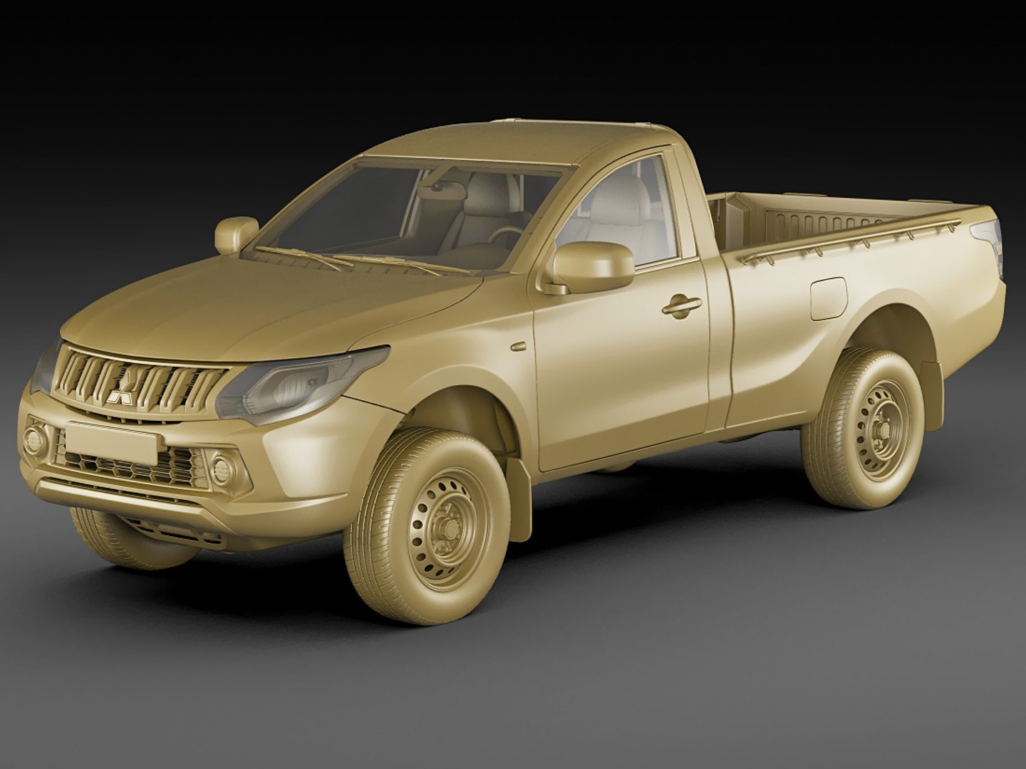 3d model mitsubishi l200 l