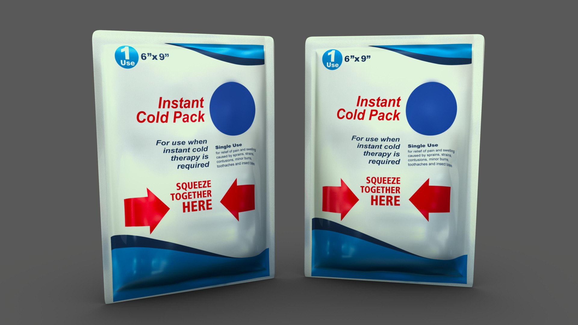 3D Instant ice pack - TurboSquid 1803920