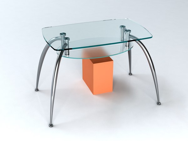 3d livingroom table