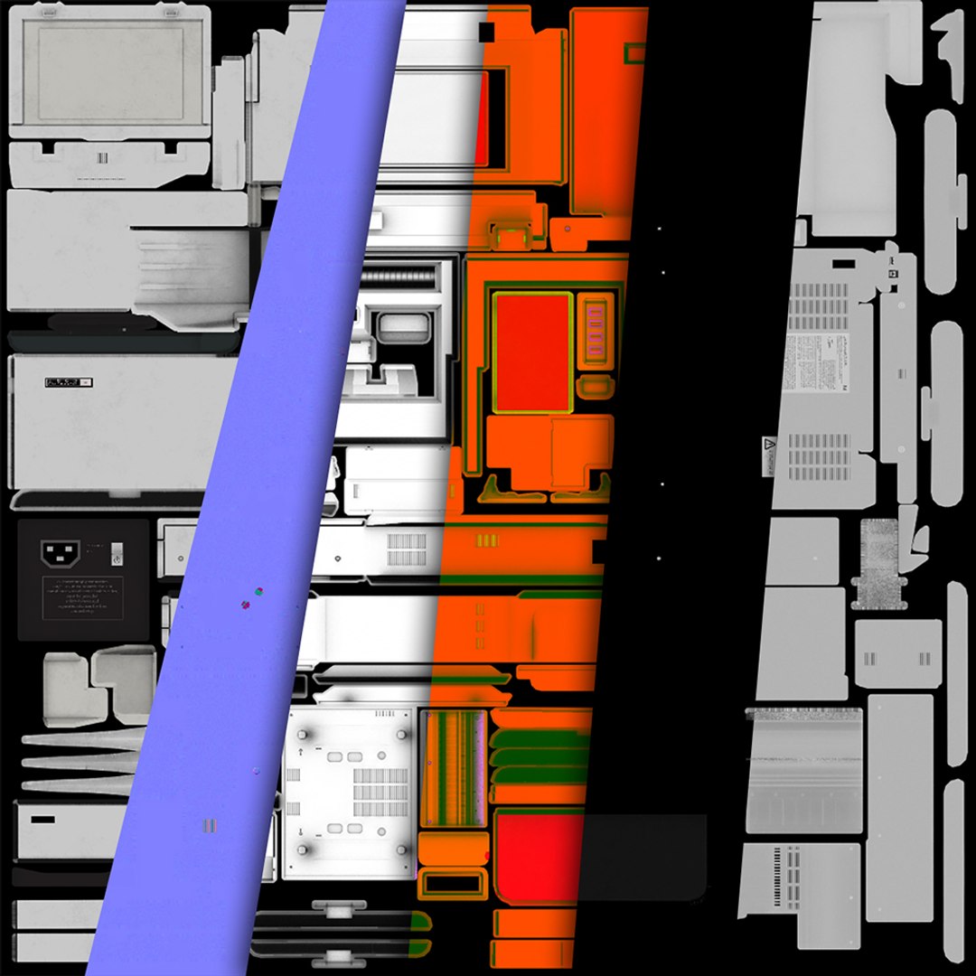Multifunction Printer 3D Model - TurboSquid 1488925