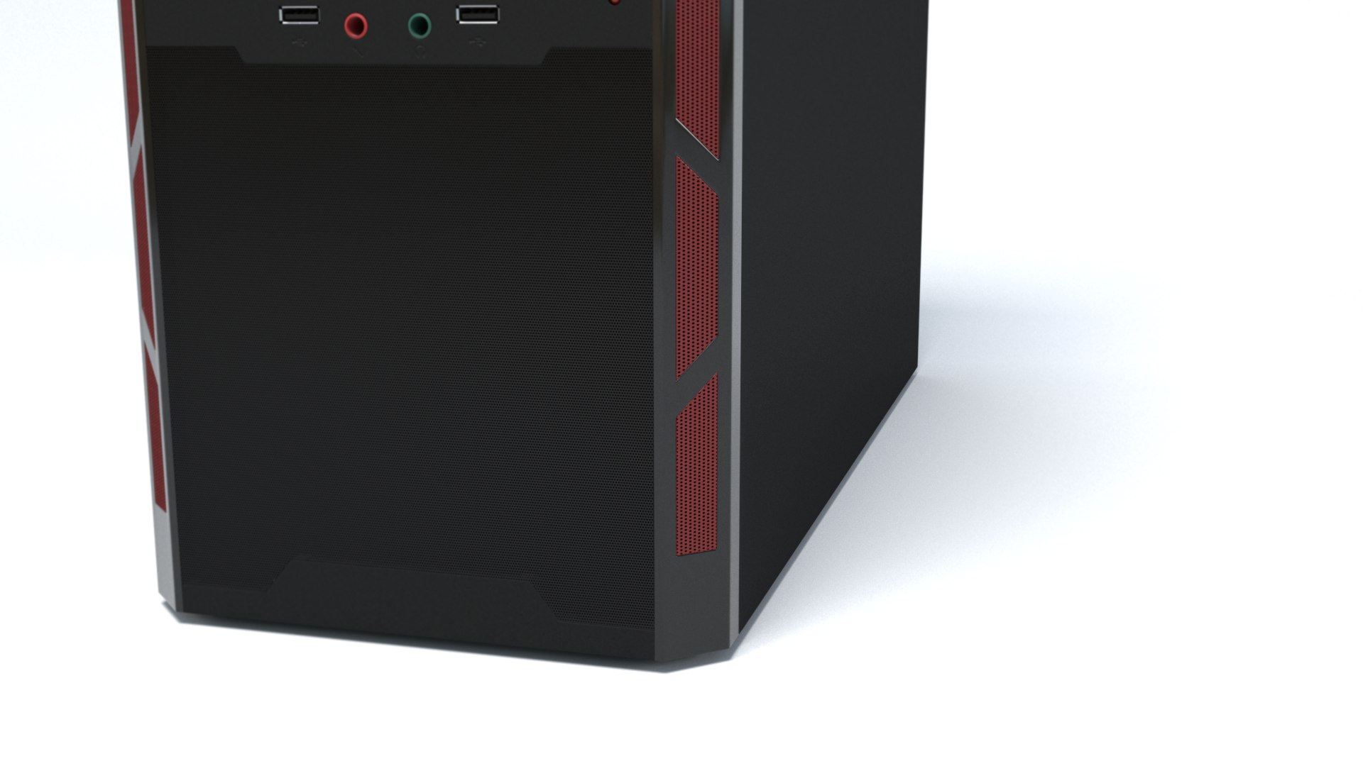 3D Desktop Computer Case - Model - TurboSquid 1417593