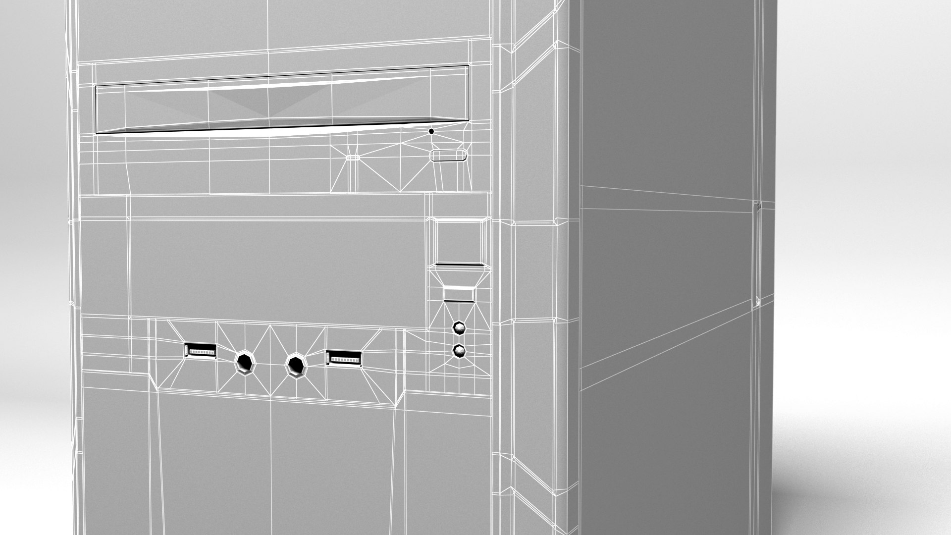 3D Desktop Computer Case - Model - TurboSquid 1417593