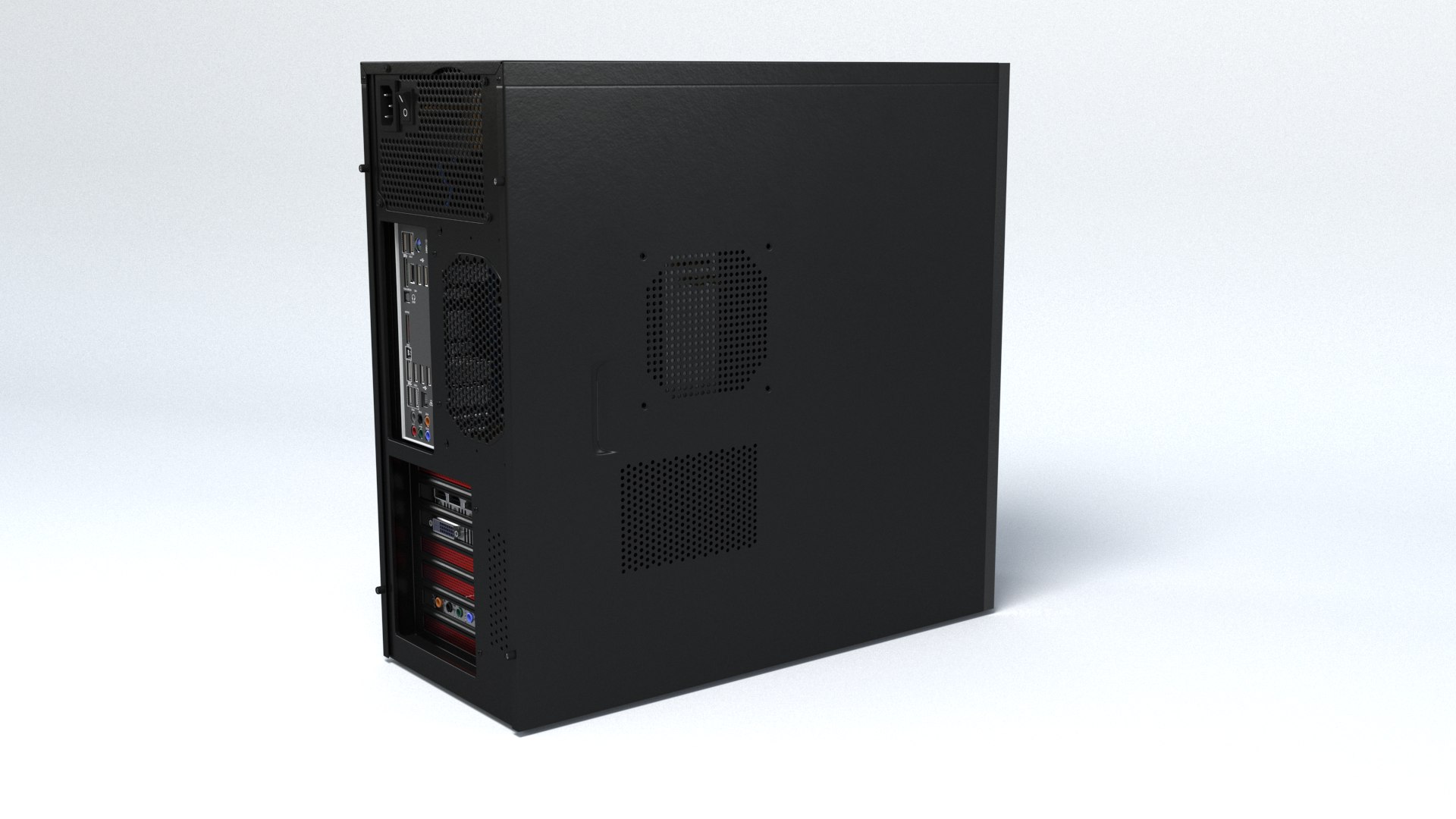 3D Desktop Computer Case - Model - TurboSquid 1417593