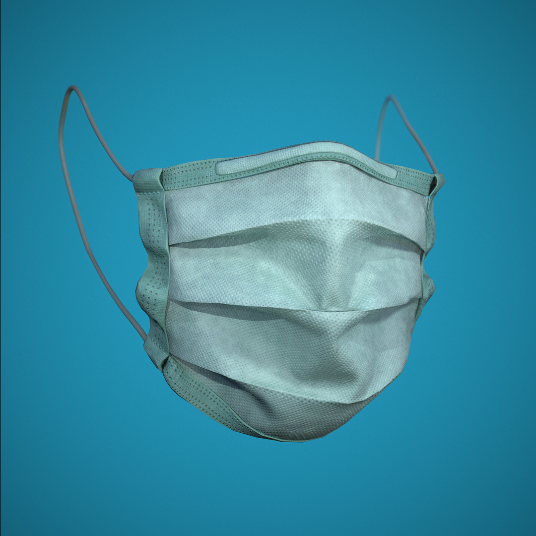 3D medical mask model - TurboSquid 1554194