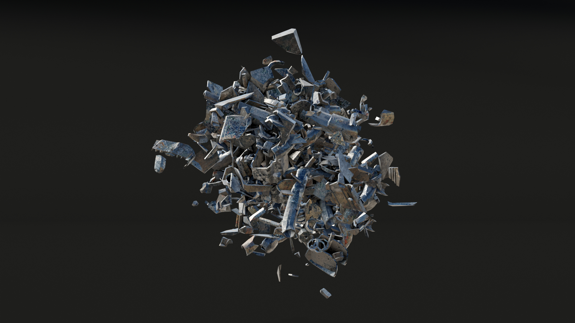 Animated Metal Explode Side 3D - TurboSquid 1778136