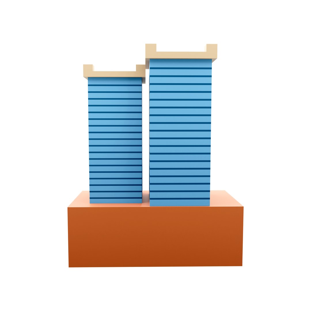 3D Modern City Building Exterior Icon Model - TurboSquid 2063147