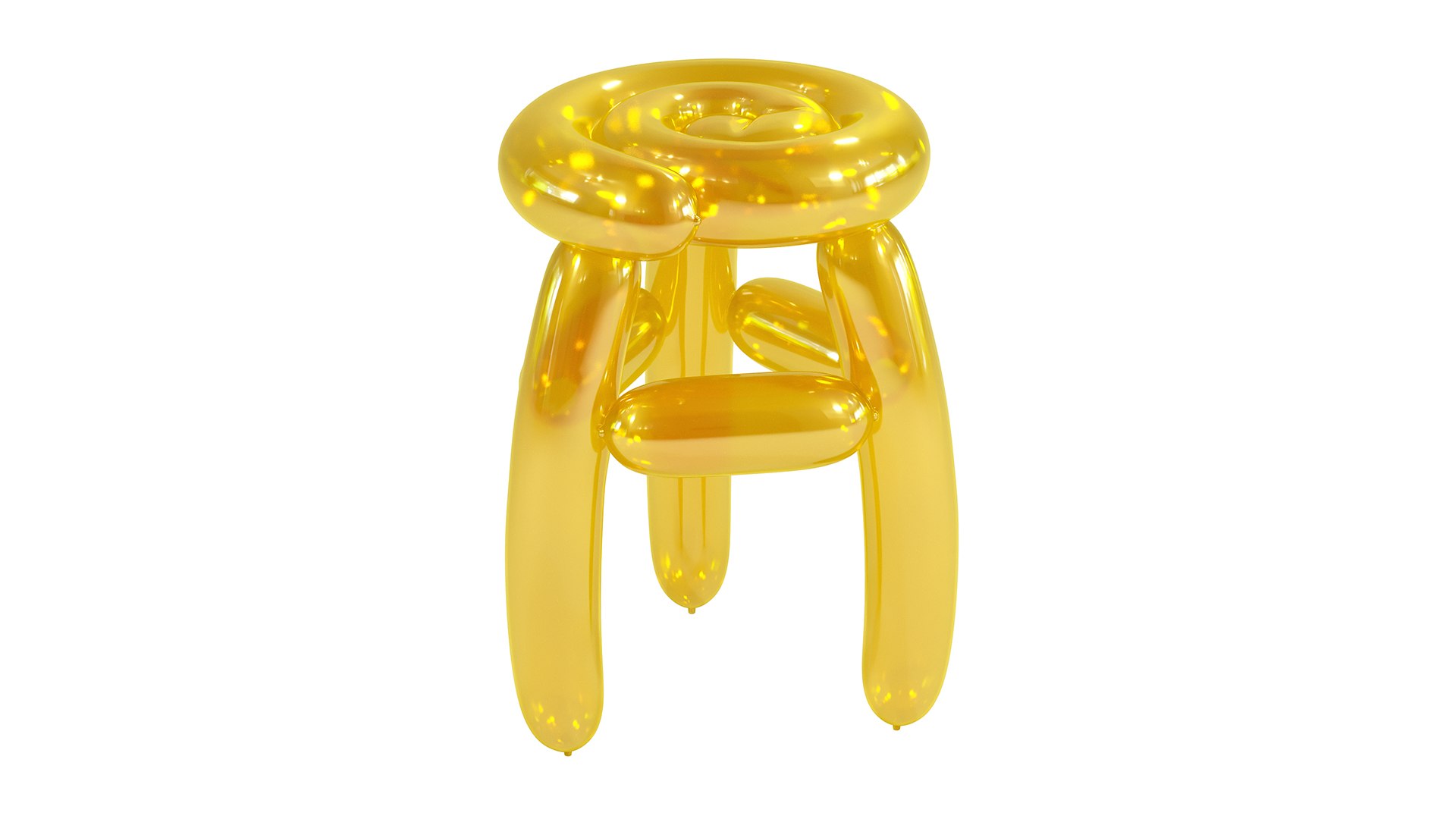 3D Model Balloon Stool - TurboSquid 2370916