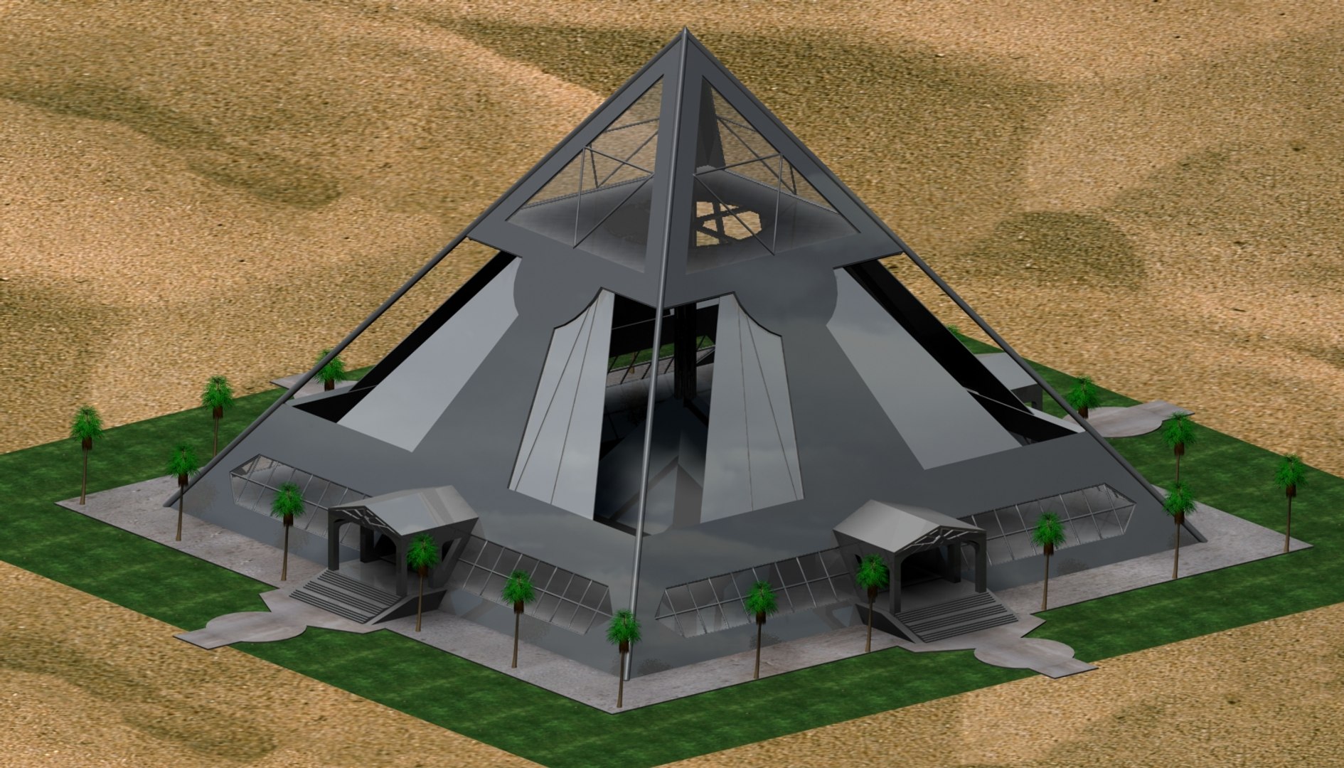 Desert Pyramid Structure Proposed Max