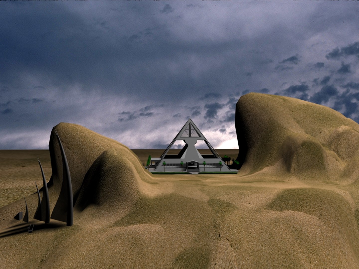 Desert Pyramid Structure Proposed Max