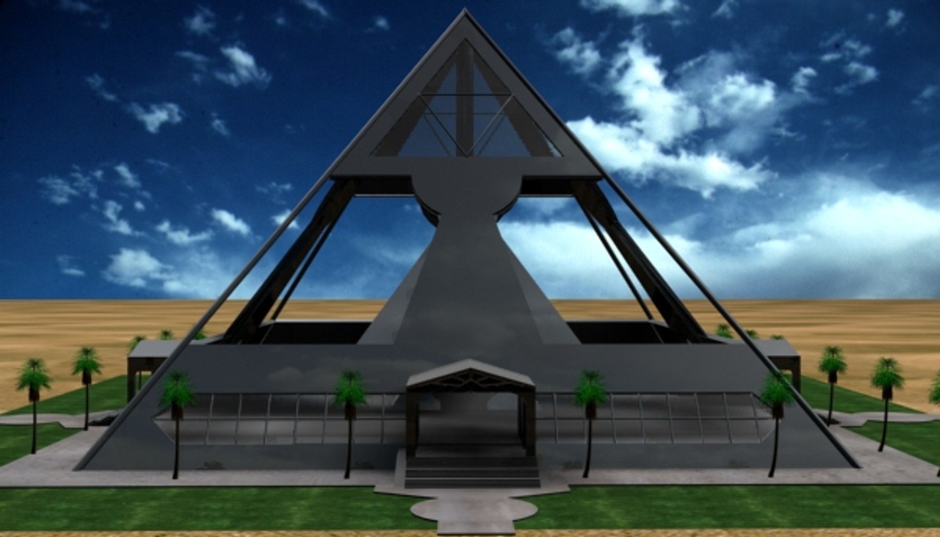 Desert Pyramid Structure Proposed Max