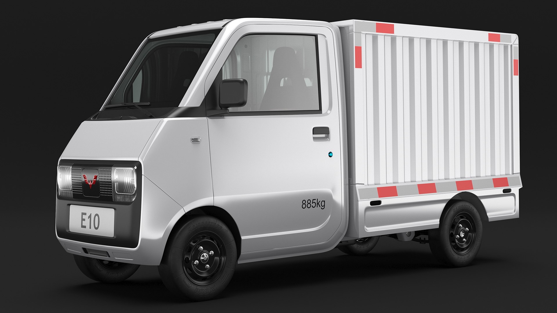 Wuling E10 Mini Truck Grey Color Rigged for Maya model - TurboSquid 2165617