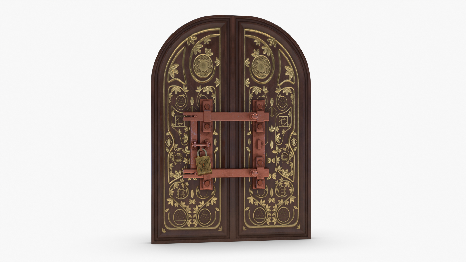 3D Wooden Door Model - TurboSquid 2288933