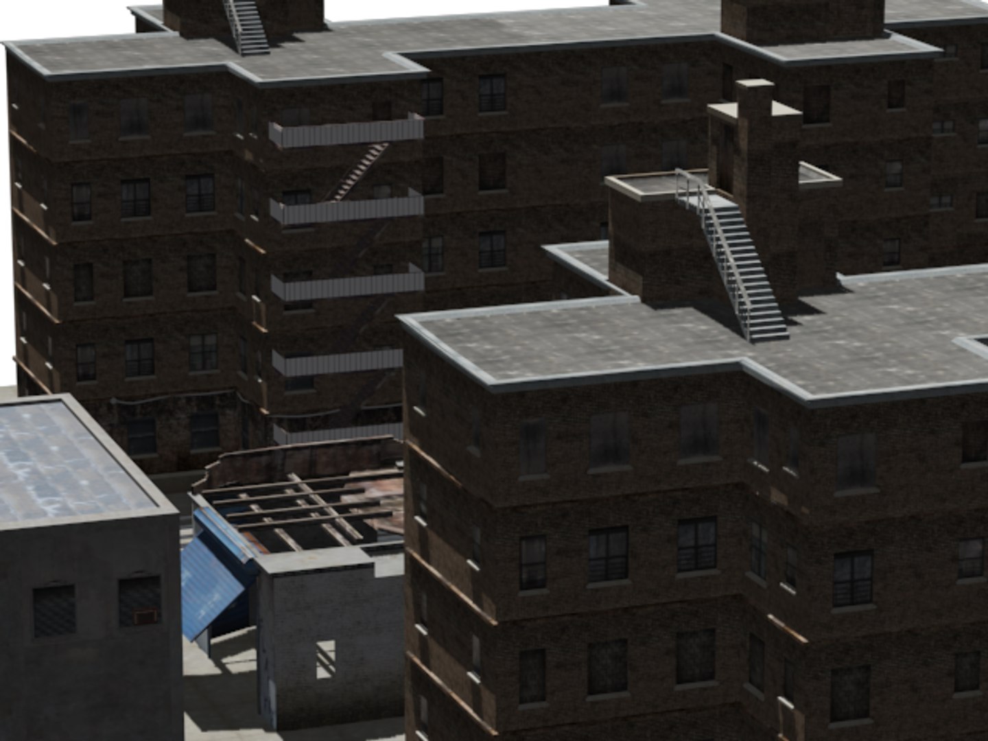 3d Rendered Neighbourhood Landscape