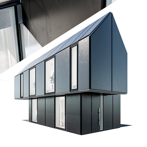 Modern house 17 at night 3D model - TurboSquid 1903946