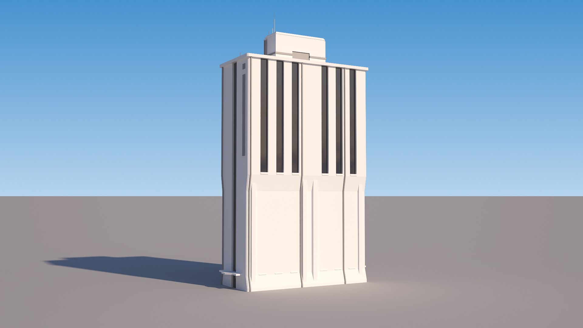 3D Model Low-Poly Industrial Buildings Set 02 - TurboSquid 2185045